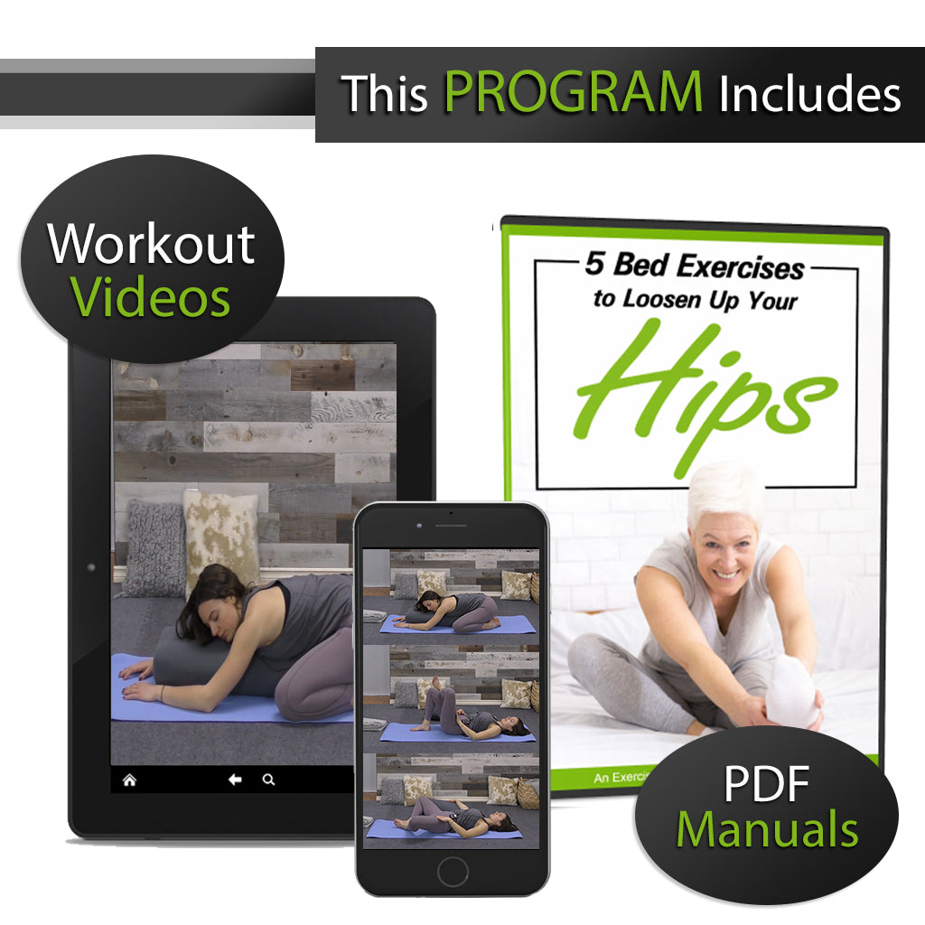 5 Bed Exercises to Loosen Up Your Hips - Digital Download (EFISP ...