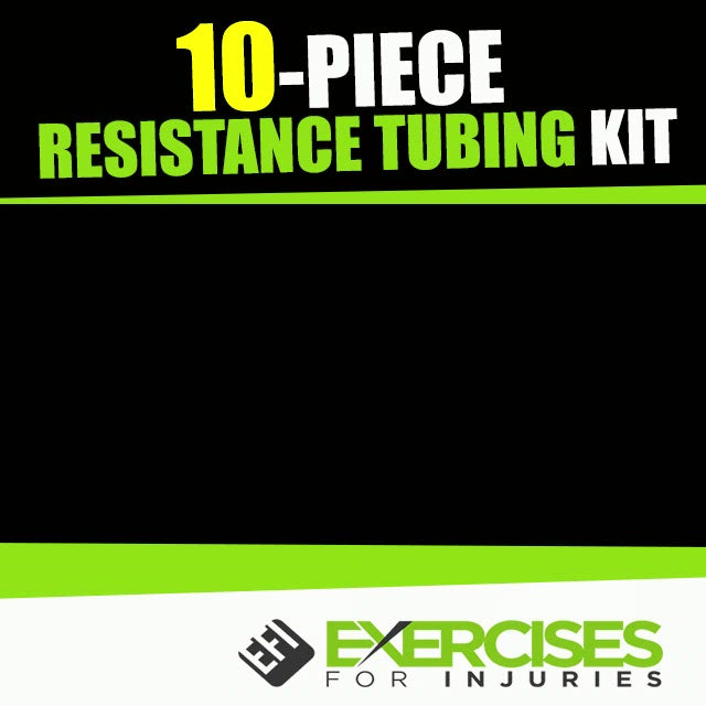 10-Piece Resistance Tubing Kit (EFISP) – Exercises For Injuries